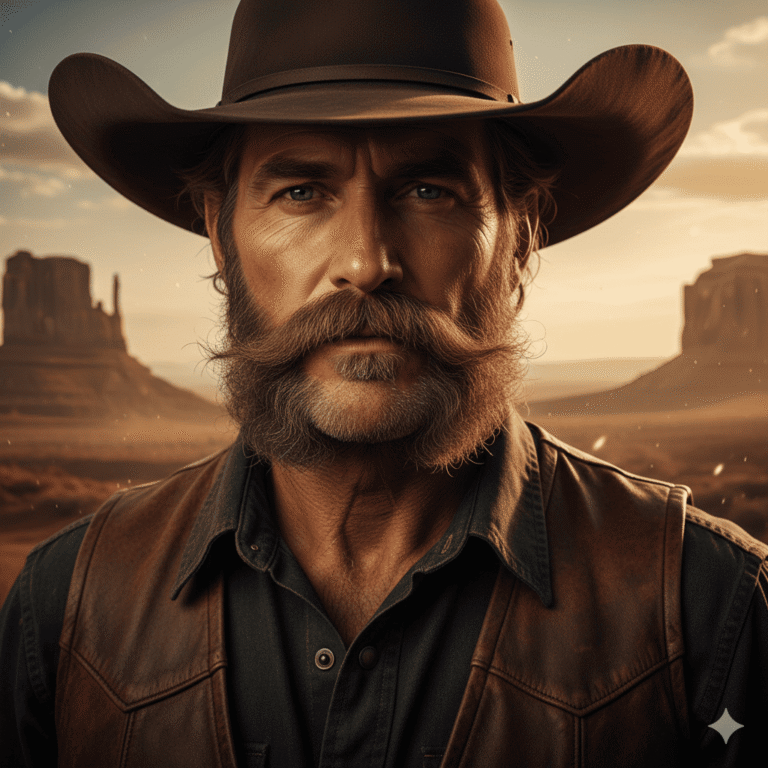 Cowboy Mustache Guide: The Rugged, No-Nonsense Mustache Style – Hair ...